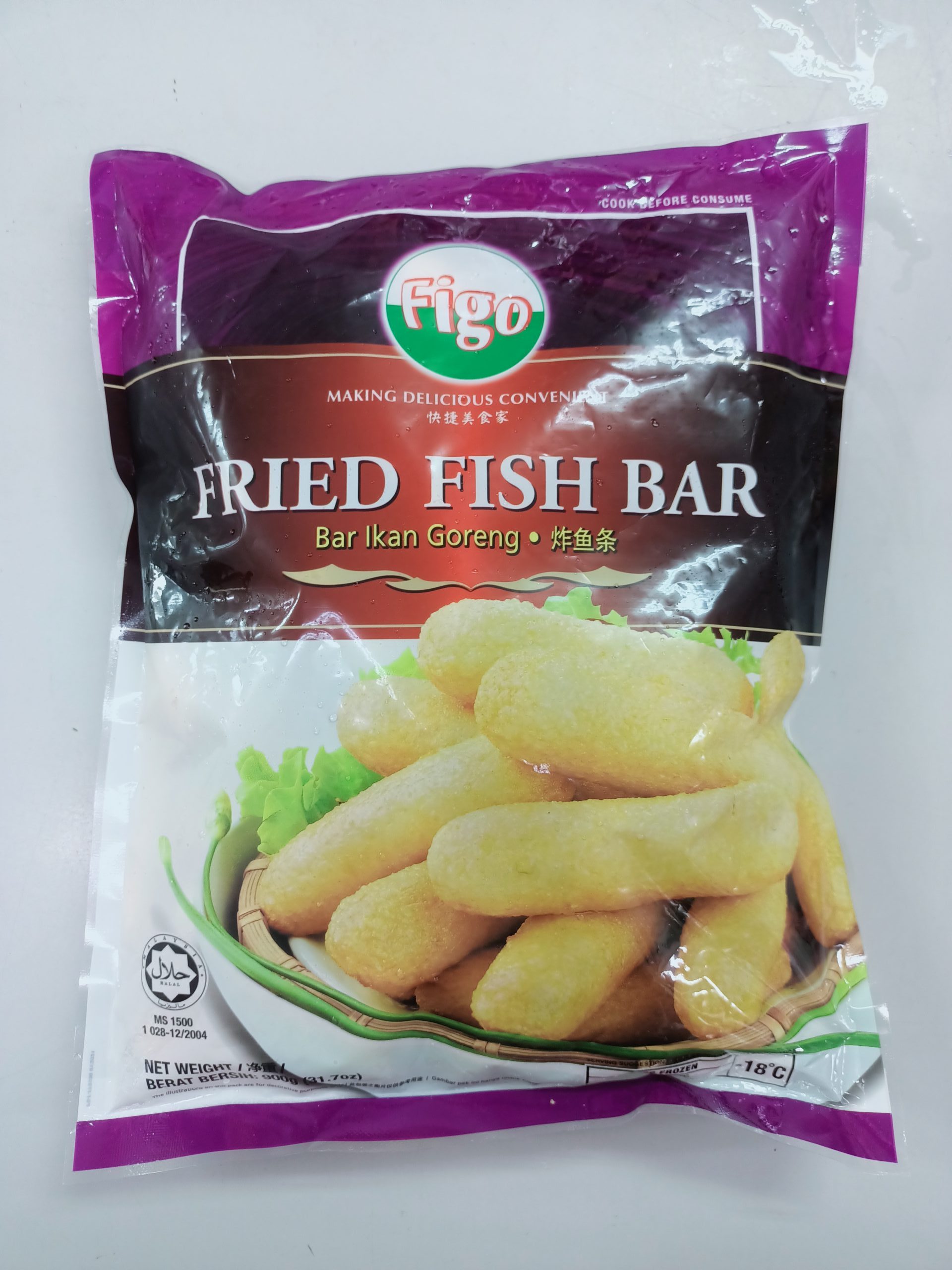 FIGO FRIED FISH BAR 900GM – C&S Frozen Food