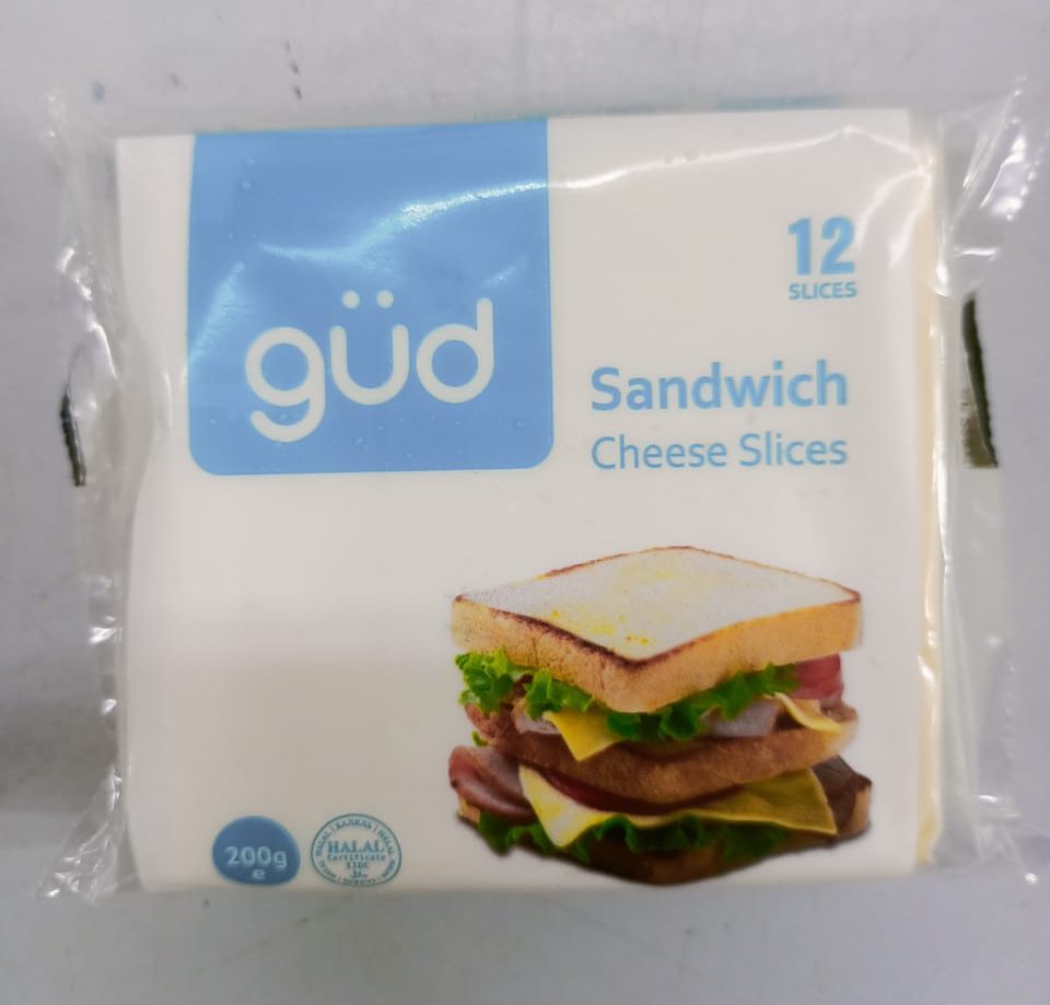 GUD CHEESE SANDWICH SLICE 200GM – C&S Frozen Food