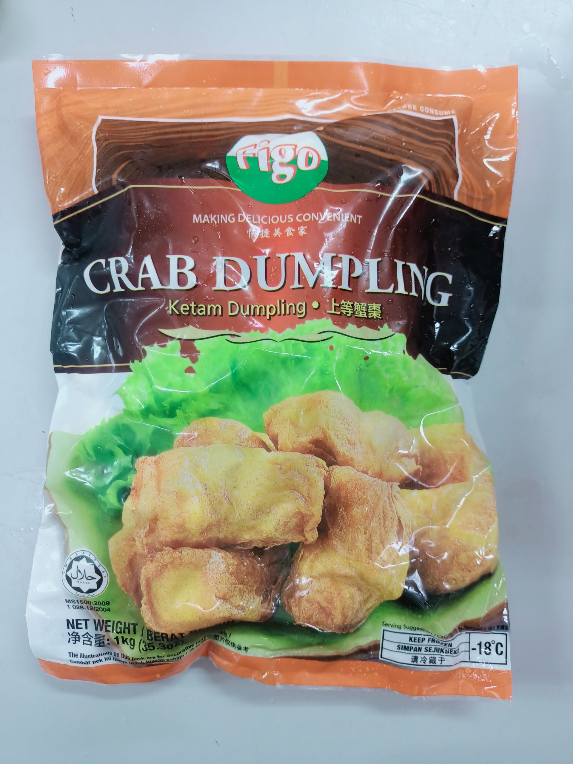 FIGO CRAB DUMPLING 1KG – C&S Frozen Food