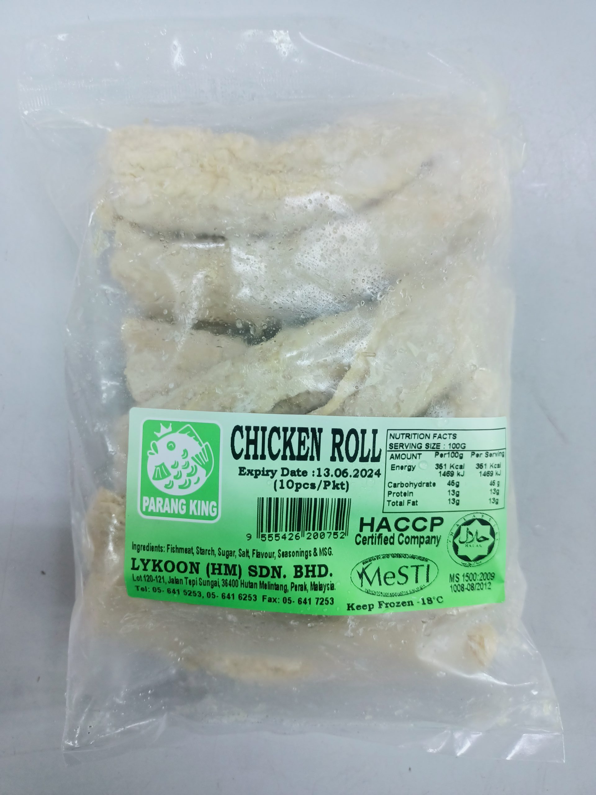 DL CHICKEN ROLL 10’S – C&S Frozen Food
