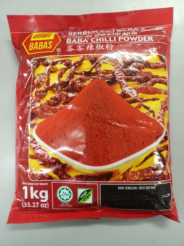 BABA’S SERBUK CILI 1KG – C&S Frozen Food