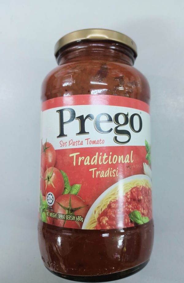PREGO SOS PASTA TOMATO TRADISI 680GM – C&S Frozen Food