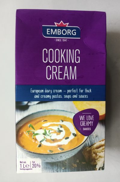 EMBORG COOKING CREAM 1L – C&S Frozen Food