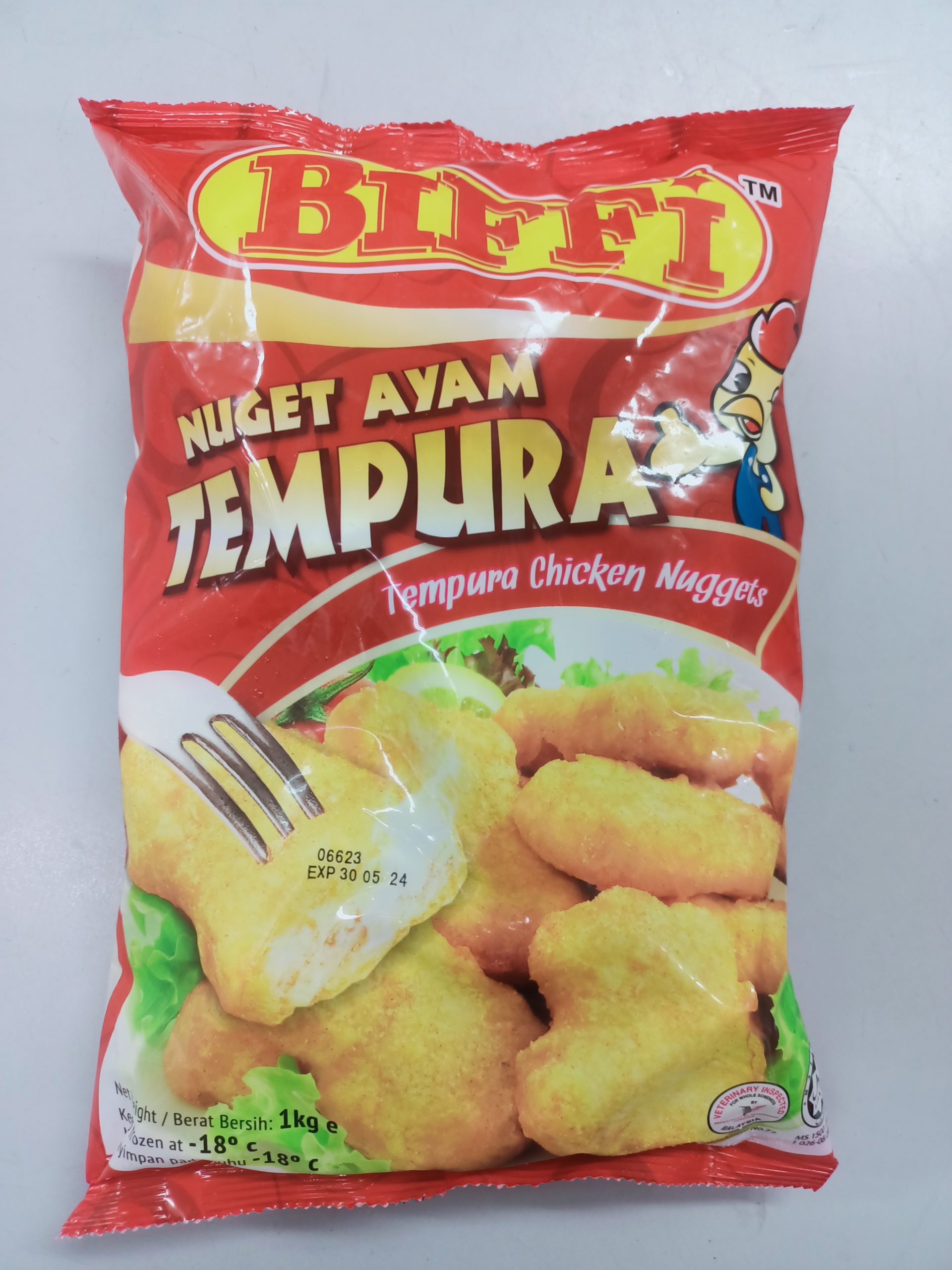 BIFFI TEMPURA CHICKEN NUGGET 1KG – C&S Frozen Food