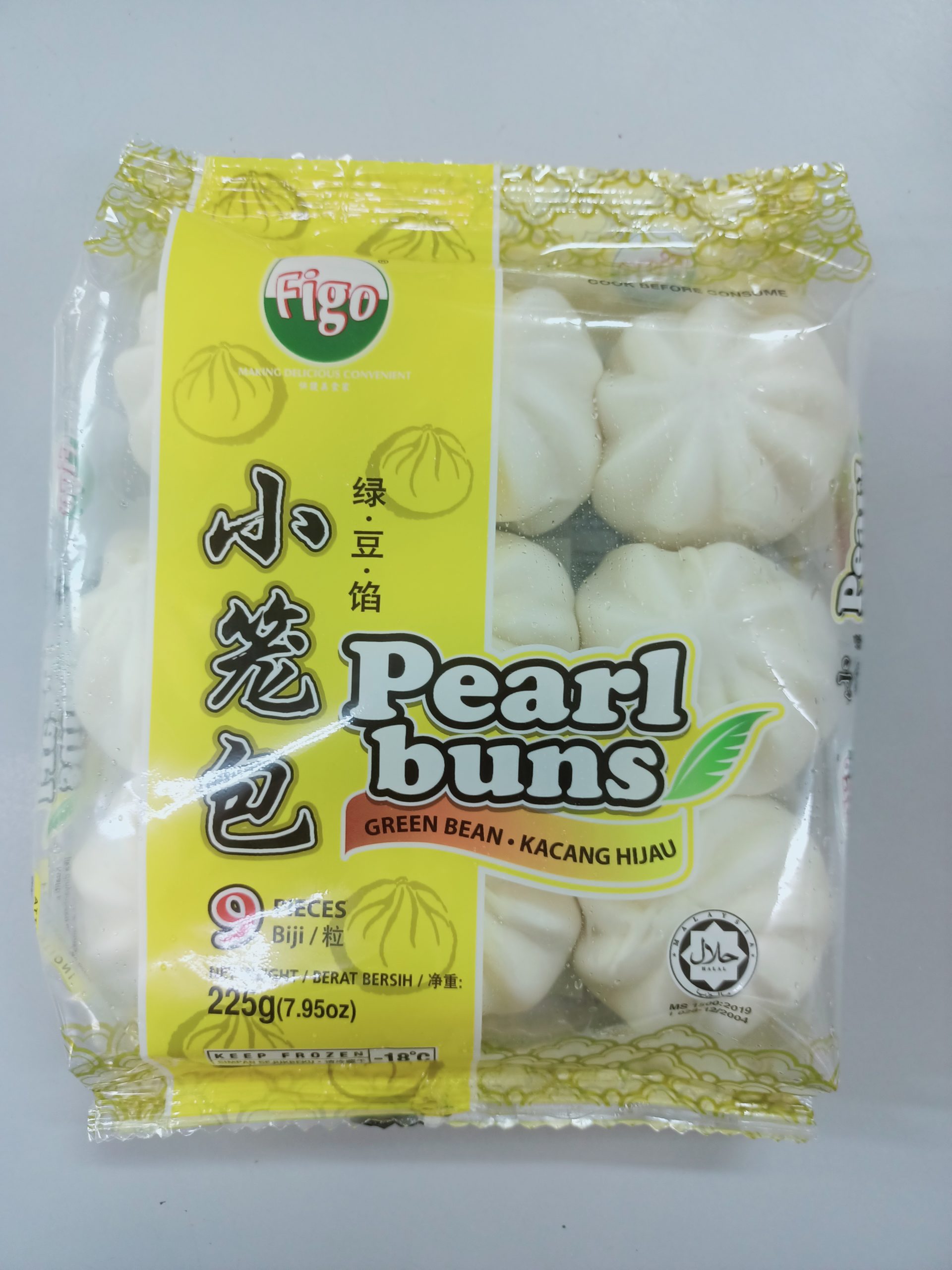 FIGO PEARL BUN GREEN BEAN ( WHITE ) – C&S Frozen Food
