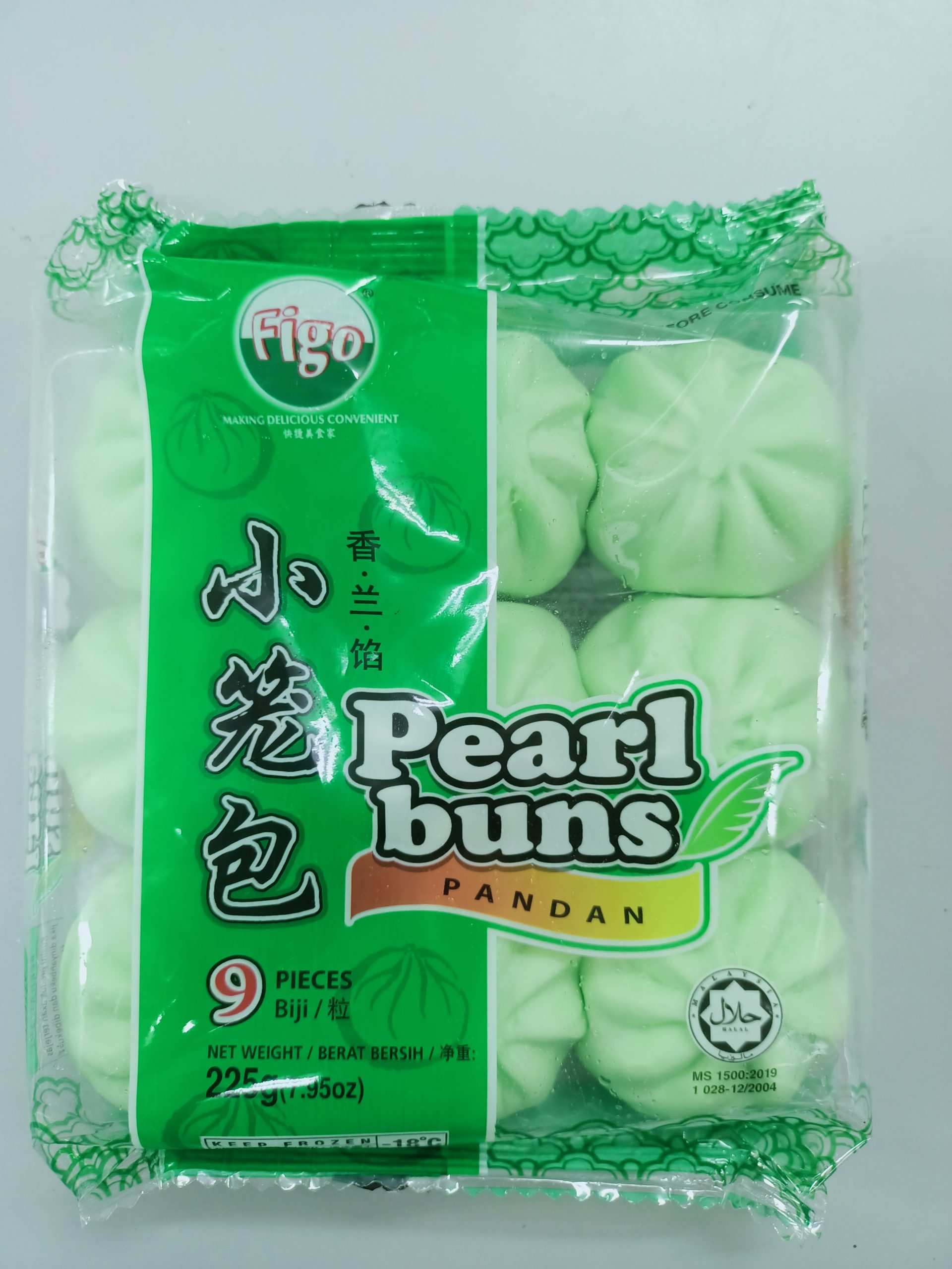 FIGO PEARL BUN PANDAN ( GREEN ) – C&S Frozen Food