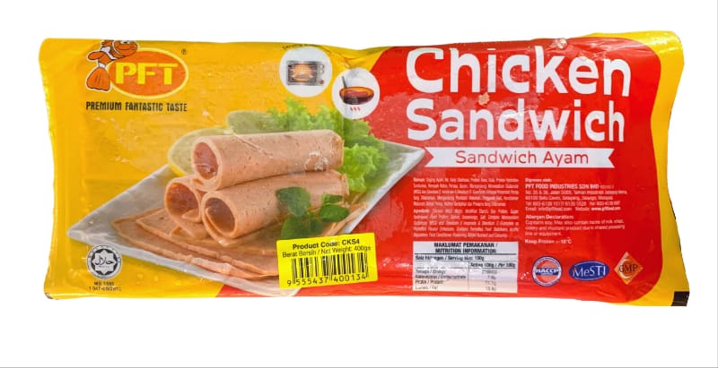 PFT CHICKEN SANDWICH 1KG – C&S Frozen Food