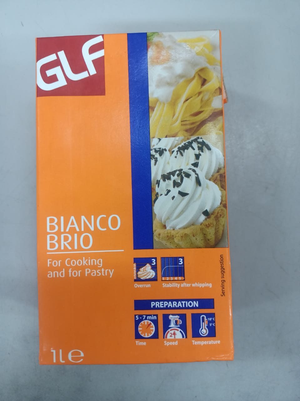 GLF WHIPPING CREAM 1L ( ORANGE ) – C&S Frozen Food