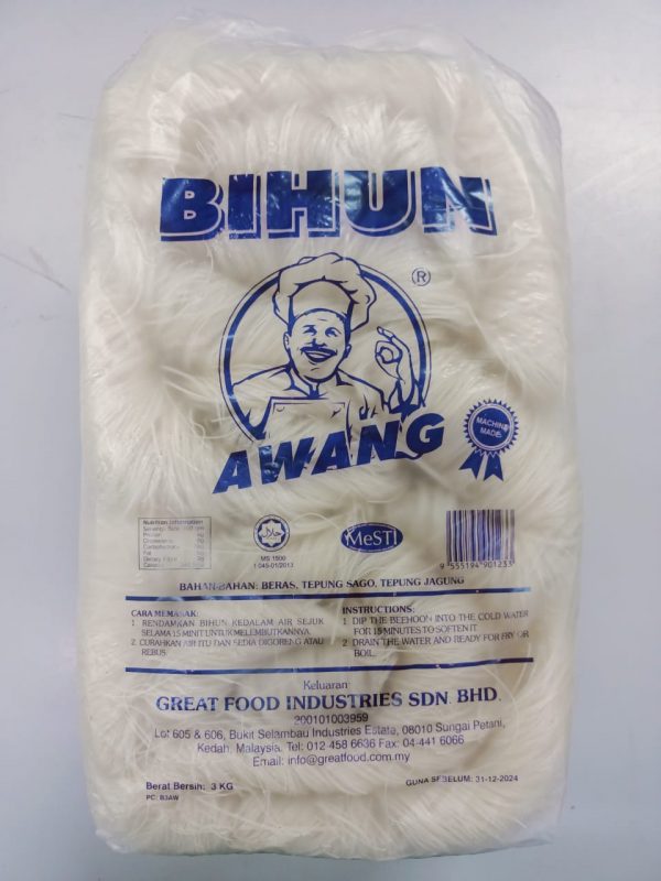BIHUN AWANG 3KG – C&S Frozen Food