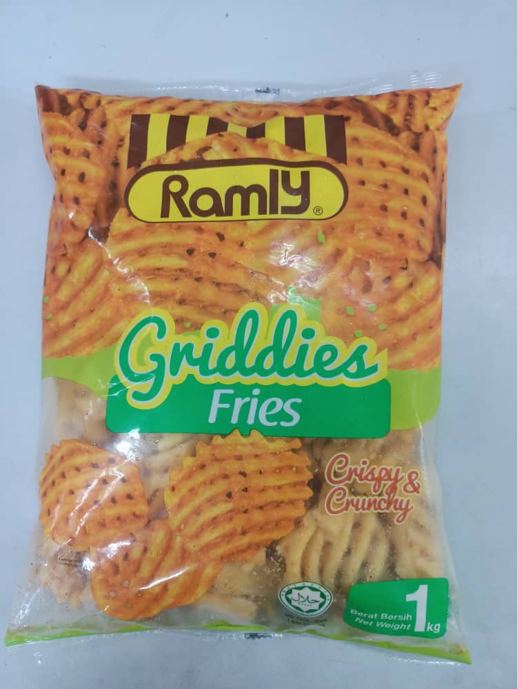 RAMLY GRIDDIES FRIES 1KG – C&S Frozen Food