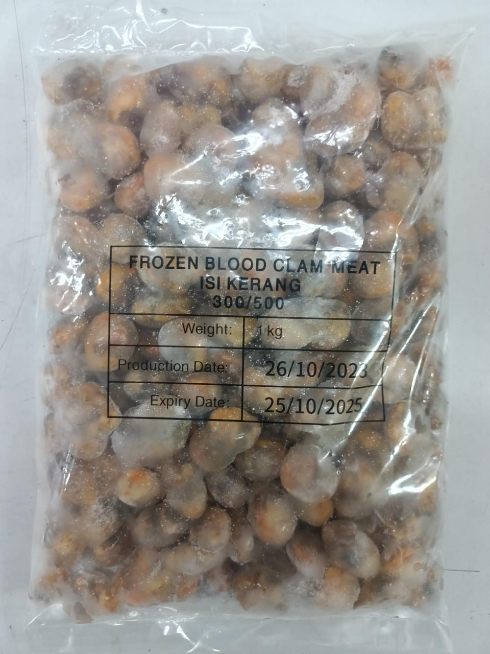 ISI KERANG BESAR 300-500 1KG – C&S Frozen Food