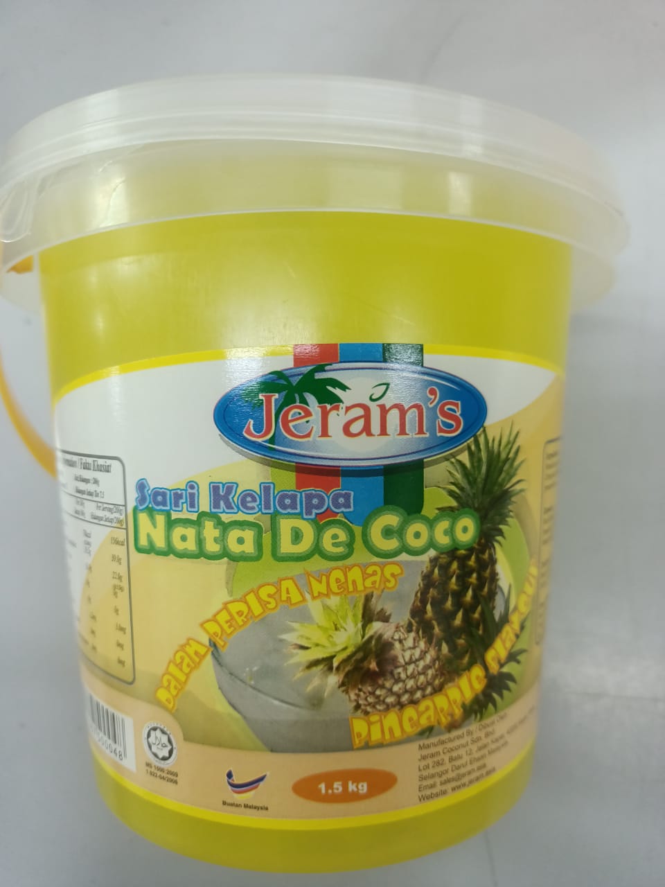 NATA DE COCO ( NENAS ) 1.5KG – C&S Frozen Food